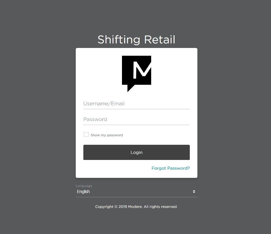 Modere Business Login